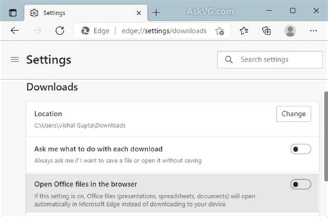 [tip] Disable Built In Office File Viewer In Microsoft Edge Askvg