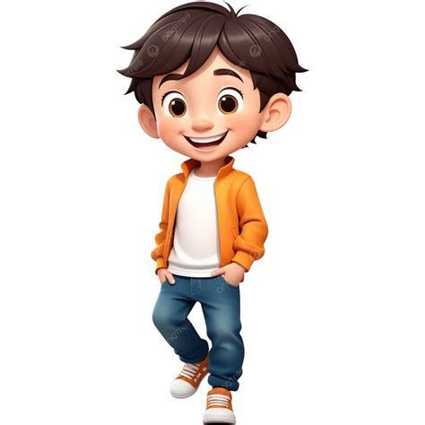 Dibujos Animados De Niño Feliz Png Dibujos Ilustración Elemento