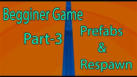 unity beginner game tamil tutorial part 3 respawn and prefabs angelo