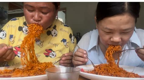 Very Spicy Noodles Eating Challenge 🙏आजको Mukbang धरान बाट कस्ले जित्यो