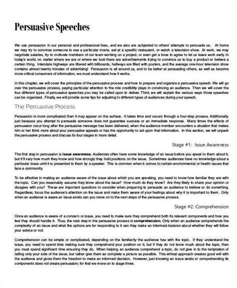 Speech Writing Format Pdf