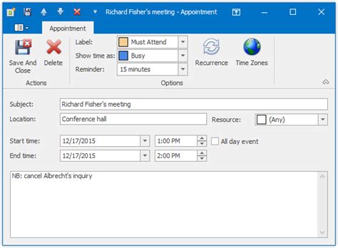 reminders for appointments winforms controls devexpress documentation