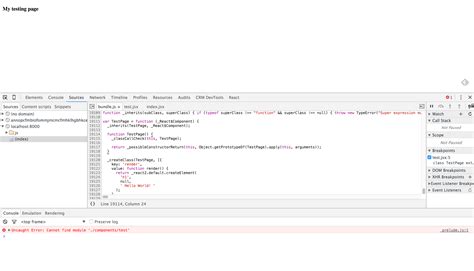 reactjs react es6 compiling with browserify babel and gulp issue