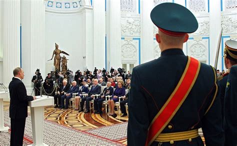 Ceremony Presenting State Decorations In The Kremlin • President Of Russia