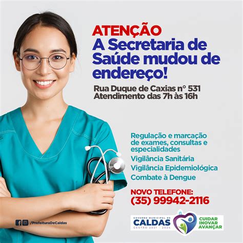 Atenção Para O Novo Endereço Da Secretaria De Saude Prefeitura