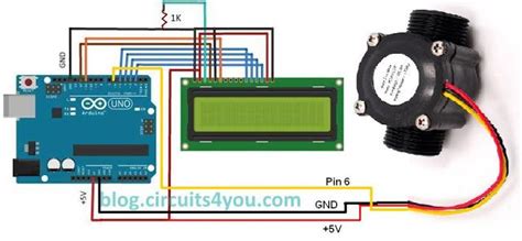 flow measurement circuit arduino arduino arduino projects circuit