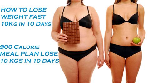 How To Lose Weight Fast 10kg In 10 Days 900 Calorie Meal Plan Youtube