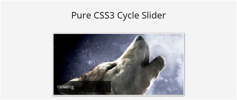 10 amazing pure css3 image sliders bashooka