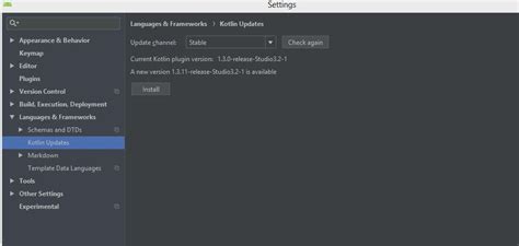 android how to find out the latest version of kotlin in android