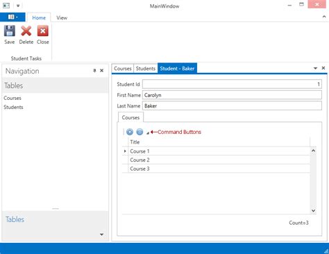 how to implement many to many relationships editing wpf controls