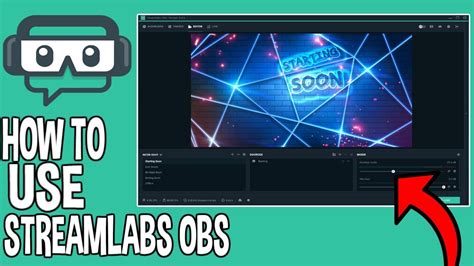 how to use streamlabs obs tutorial youtube