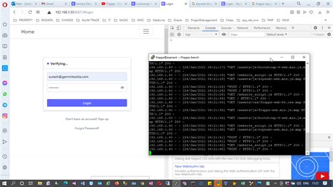 erpnext login stuck at verifying erpnext discuss frappe erpnext