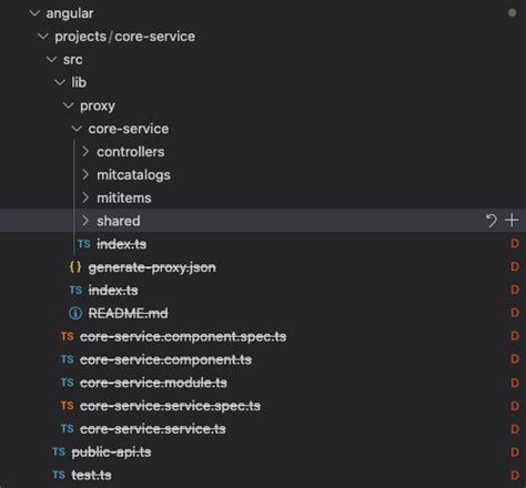 cannot generate proxy microservice angular 3444 support center abp