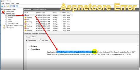 fehler in asp core 2 mvc anwendungen finden codedocu de net