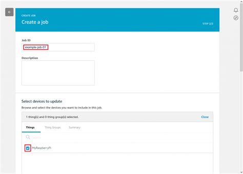 using device jobs for over the air updates the internet of things on