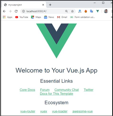 install vue js
