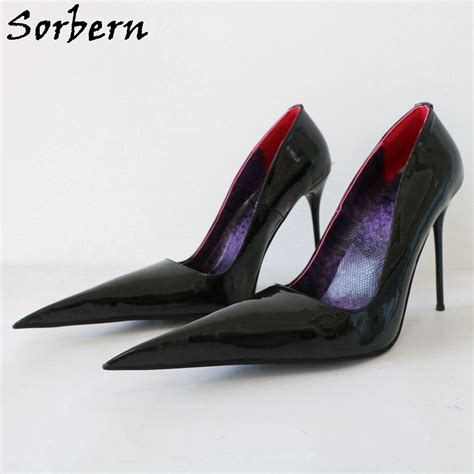 New 30cm Super High Metal Thin Heel Platform Women Pump Shoes