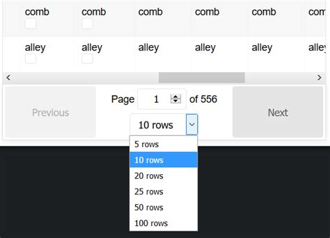 javascript how to save store the selected number of rows of my react