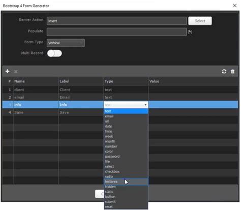 bootstrap 4 dynamic form generator extensions dmxzone