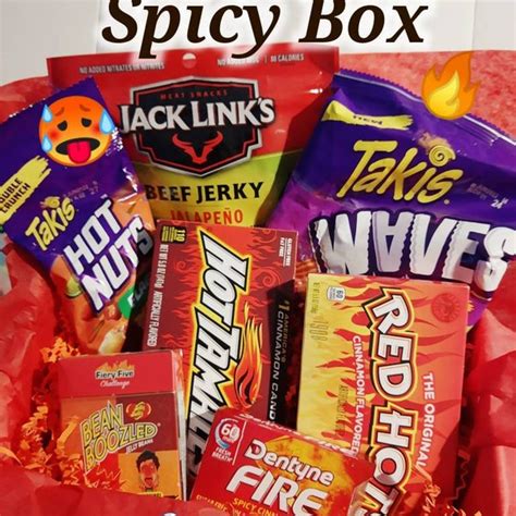 Spicy Food Mystery Box Etsy