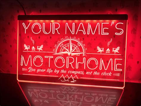 Personalized Motorhome Led Neon Illuminated Sign Dope Neons