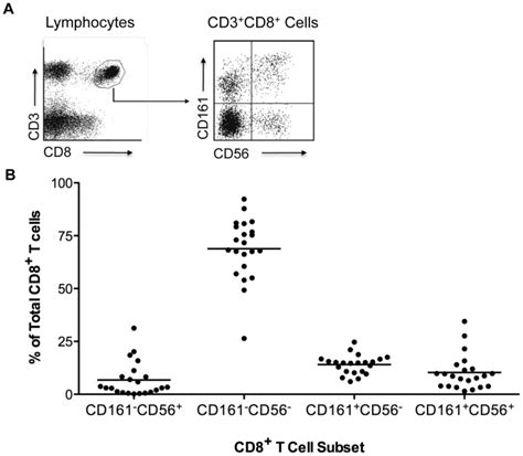 A Existence Of Cd161−cd56 Cd8 T Cell Subset In Normal Pbmc Flow