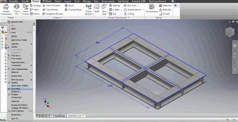frame tutorial inventor