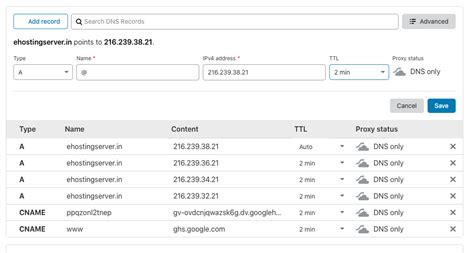 how to point custom domain to blogger using cloudflare dns