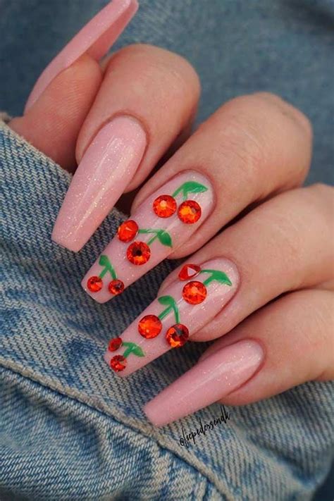 23 Ways To Wear Cherry Nails This Spring And Summer Page 2 Of 2
