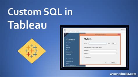 custom sql in tableau laptrinhx