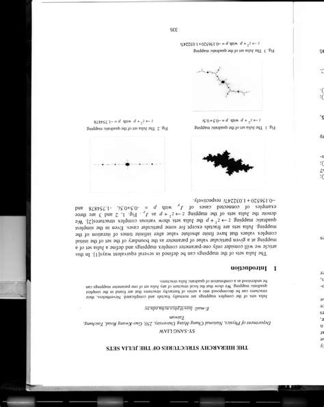 pdf the hierarchy structures of the julia sets