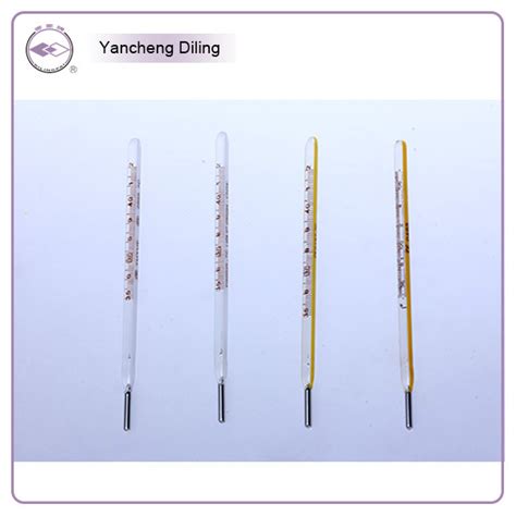 Oral Thermometer High Quality Glass Mercury Clinical Thermometers