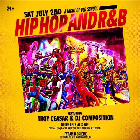Dj Composition And Troy Ceasar A Night Of Old School Hip Hop And Randb The