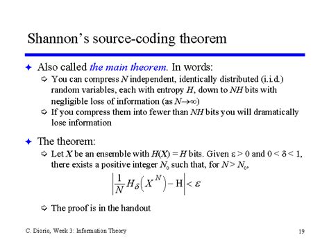 shannon s source coding theorem