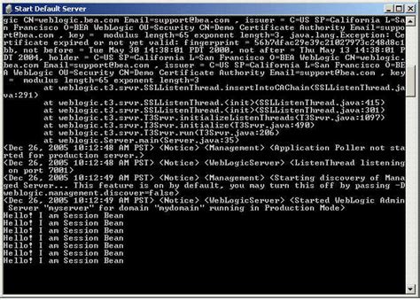 deploying and testing stateless session bean