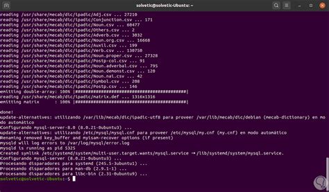 cómo instalar mysql en ubuntu 20 10 solvetic