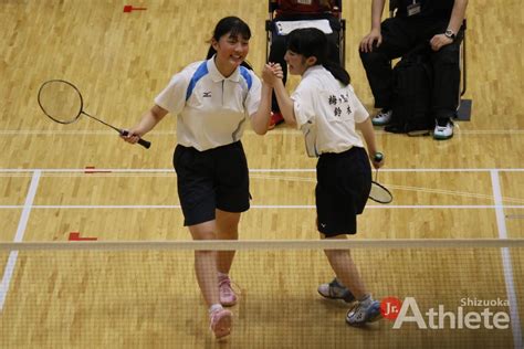 【中体連2023】バドミントン 女子団体戦 ジュニアアスリート静岡