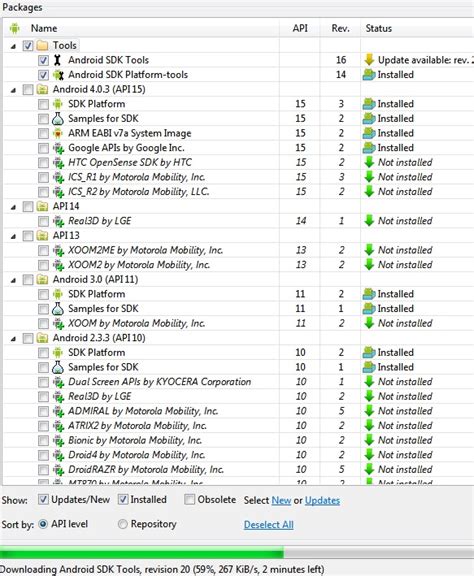 eclipse error while downloading android sdk tools
