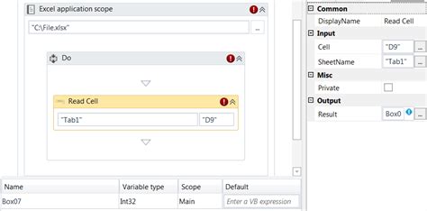 excel read cell variable type help uipath community forum