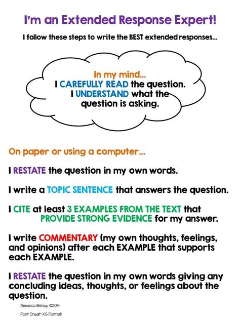 How To Write A Extended Response