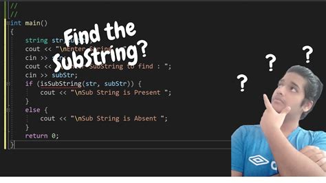 find sub string is present or not from given string in c c sub