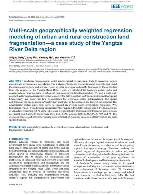 pdf multi scale geographically weighted regression modeling of urban