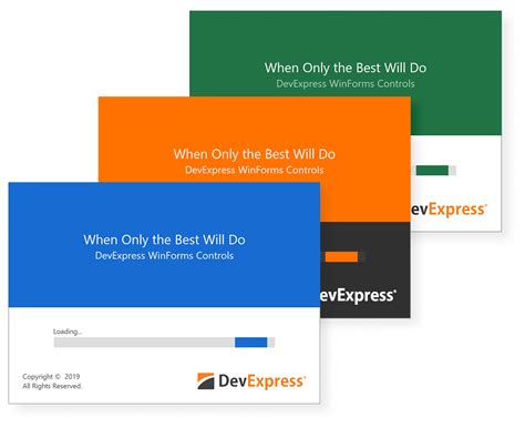 devexpress splash screen overlay form winforms controls