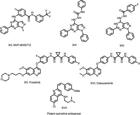 Structures Of Anticancer Pyrazolo[3 4 D]pyrimidin 4 One And Quinoline