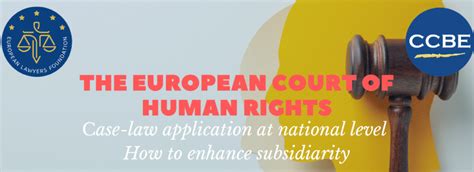European Court Of Human Rights Case Law Application At National Level