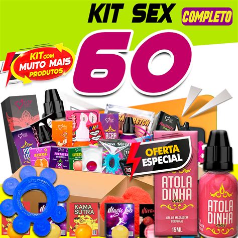 Kit Sex Shop 60 Ítens Sexy Shop Produtos Eróticos Best Prime Brinquedos