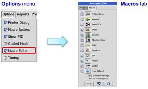 delta tips how to use macro buttons applications jeol