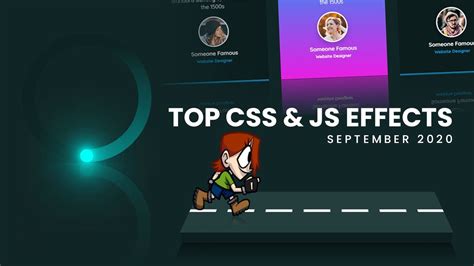 top css and javascript animation and hover effects september 2020