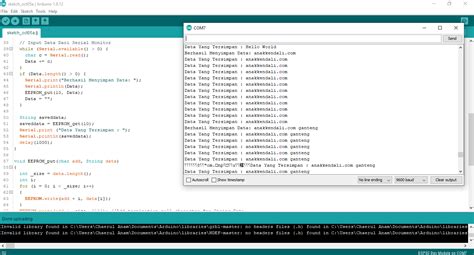 tutorial esp32 menyimpan data string dan float eeprom