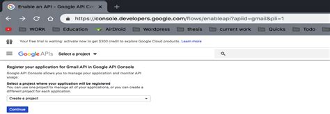how to configure gmail api connection in the crm settings
